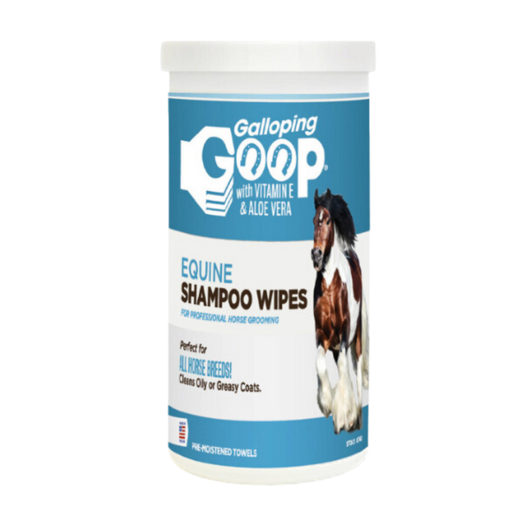 Galloping Goop Rinse-Free Shampoo Wipes – Horse Gear Canada Ltd.